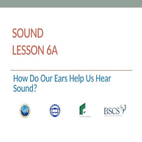 How can we hear sound. Sound is a mechanical wave | PPTX