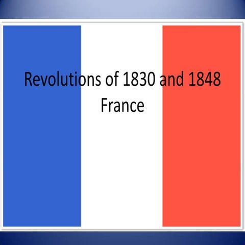 Gr 10 revolutions of 1830 and 1848 | PPTX