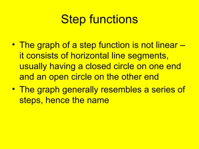 Gr10 Step Function Ppt | Ppt
