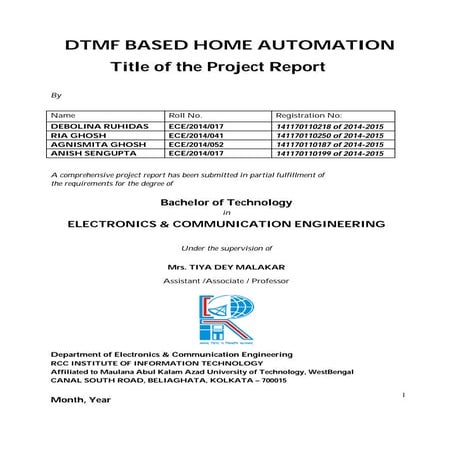 Arduino: Automatización domestica basada en DTMF | PDF