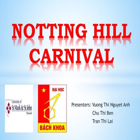 Notting Hill Carnival | PPTX