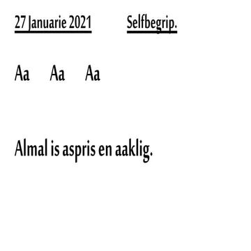 Gr 5 lv - selfbegrip - 27 jan 2021 | PPT