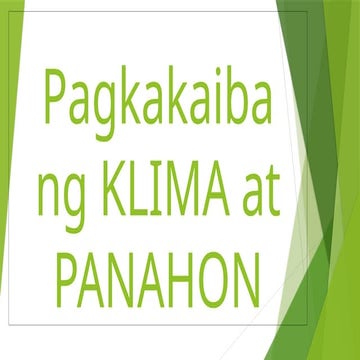 GRADE 5 PAGKAKAIBA NG PANAHON AT KLIMA.pptx