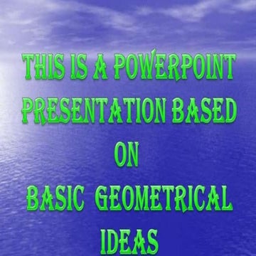 Gr 6 practical geometry By Vishal.M SVCS | PPTX