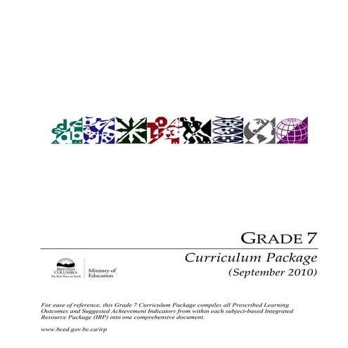 Gr7curric req | PDF