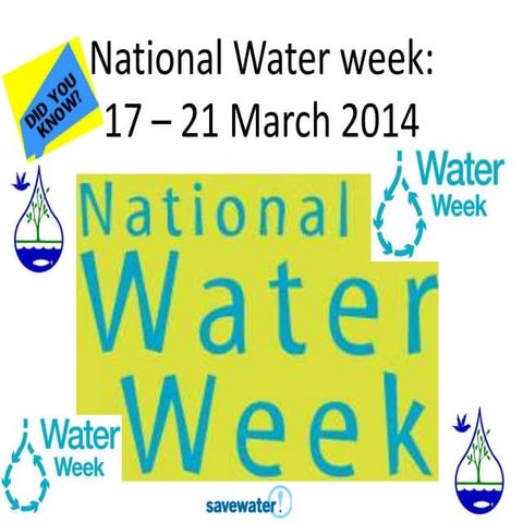 Water week project | PPTX