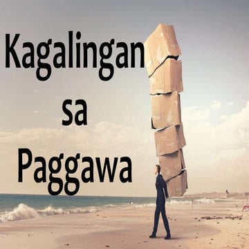 ESP 9 Modyul10 Kagalingan sa Paggawa | PPTX