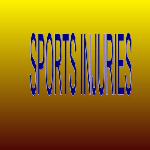 Gr9 lesson4sportsinjuries | PPT