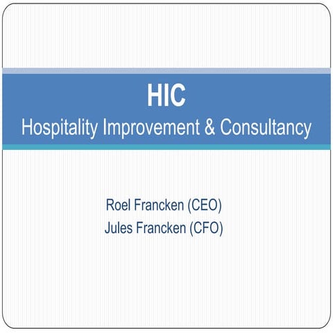 Het Concept van HIC | PPT