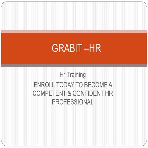 HR Generalist Practical Training with 100% placement | PPTX