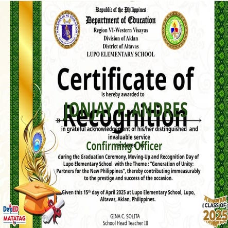 GRADUATION CERTIFICATE SCHOOL YEAR 2024-2025.pptx