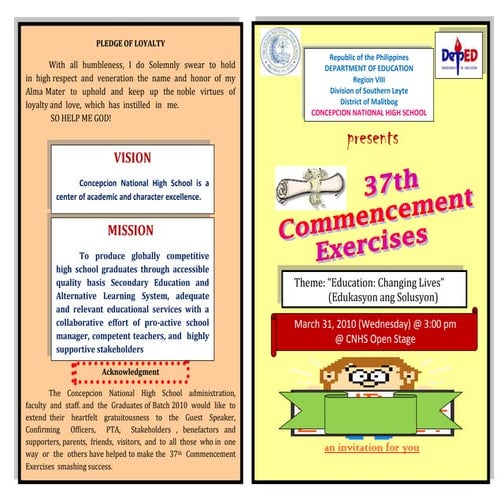 closing program sample | DOCX