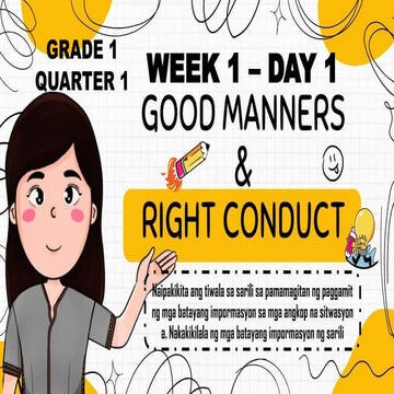 GRADE 1 GMRC WEEK 1 FIRST GRADING PERIOD | PPTX