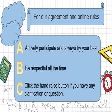 Math table of Specification sample | DOC