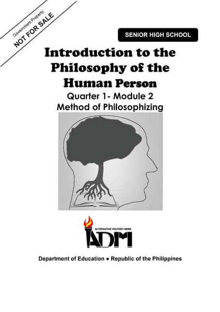 PHILO_Q1_Mod4_The Human Person in the Environment.pdf | Educational Assessment | Education