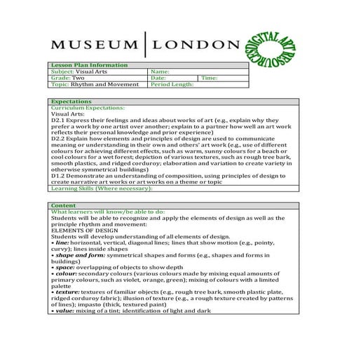 Grade 2-rhythm-art-lesson-plan | DOCX