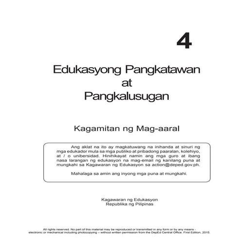 K-12 Grade 4 Learner's Material PE Unit 2 | PDF