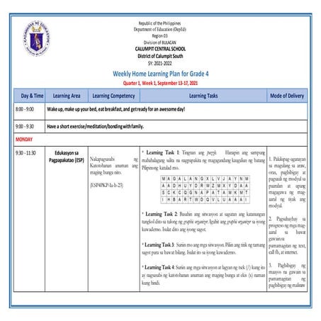 Grade 4 all-subjects-whlp_q1_w1-2021 | DOCX