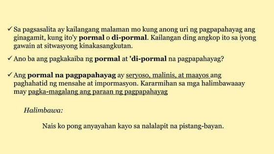 Filipino-Q1-WEEK-2.pptx powerpoint grade 6 quarter one | PPTX