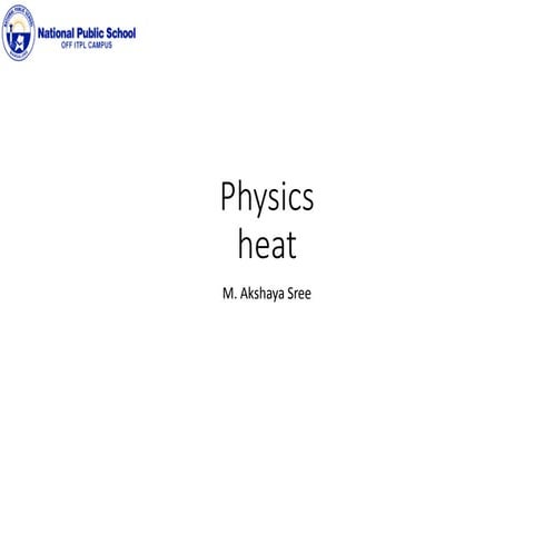 physics- heat | PPT