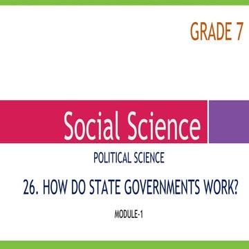 Grade-7-Social- HOW DO STATE GOVERNMENT WORKS Module_1.pptx