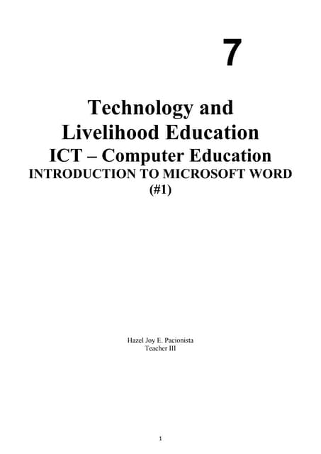 Microsoft word - editing and formatting a question paper document | PPTX