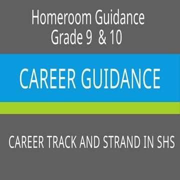 Grades - 9 and 10 Career- Guidance .pptx
