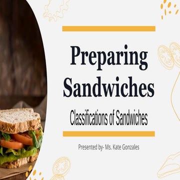 Sandwich and its types | PPTX