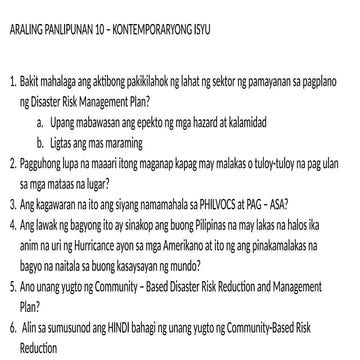 GRADE 10-UNANG MARKAHAN ARALING PANLIPUNAN KONTEMPORARYONG ISYU.pptx