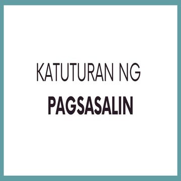 G10_Mga Paraan ng Pagsasalin ng mga Salita | PPTX