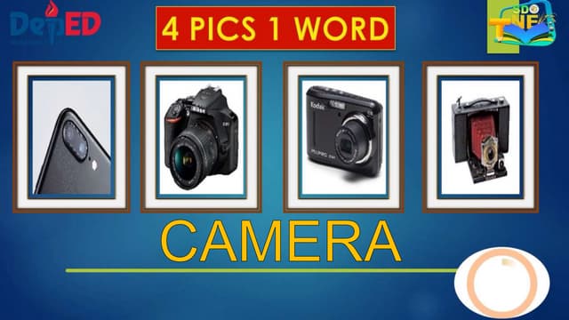 Labeled parts of a camera | PPTX