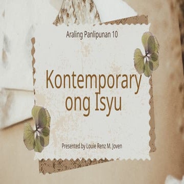 _Grade 10 APkontemporaryong issuueeeeeeee.pptx