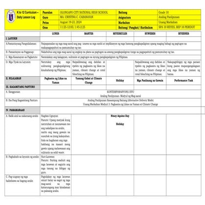 COT DLP AP6 Q4 Climate Change | DOCX