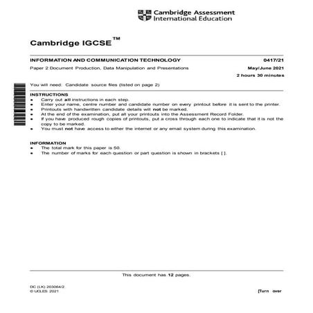 Grade 10 paper 2 final | DOCX