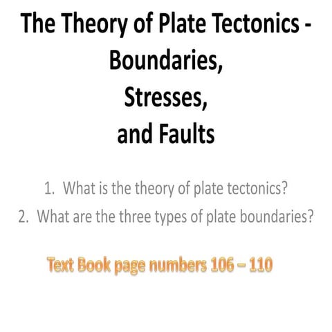 Grade 10 _Plate Tectonics2_Science10.ppt