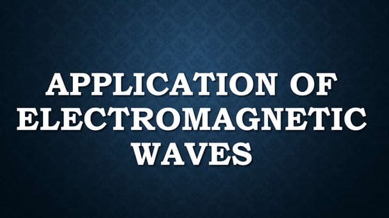 Electromagnetic spectrum | PPT