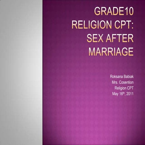 Grade10 religion cpt | PPTX