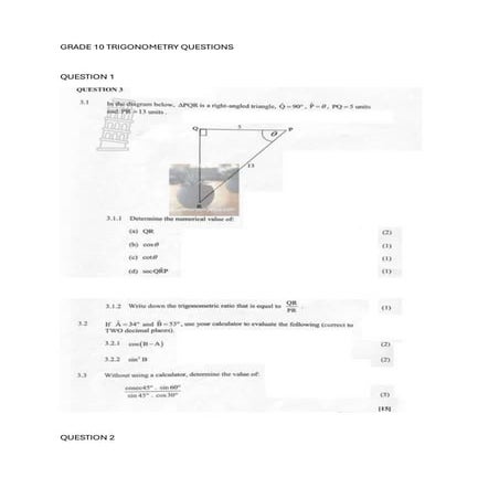 Comprehensive Grade 9 Algebra Practice Questions for Students | PDF