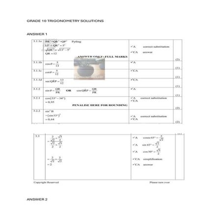 Comprehensive Grade 9 Algebra Practice Questions for Students | PDF