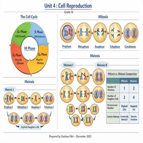 Lesson 5 Cell Cycle (Mitosis and Meiosis) | PDF