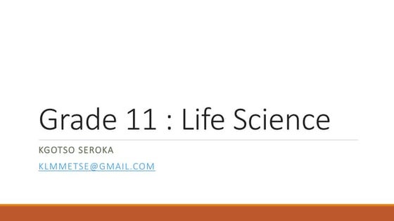 Population ecology grade 11 (life-sciences) | PPTX