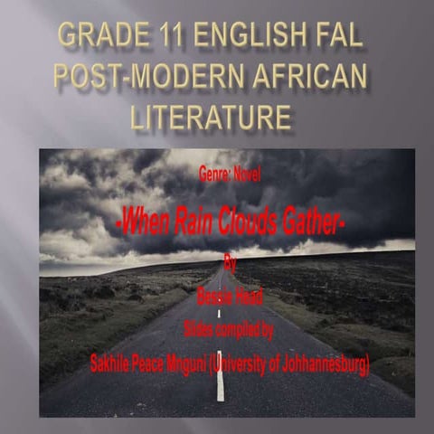 Grade 11 english fal(tst3 b assignment 1) | PPT