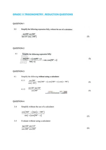 TRIGONOMETRY GRADE 10 PRACTICE QUESTIONS .pdf