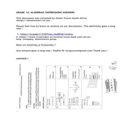 GRADE 12 ALGEBRAIC EXPRESSIONS ANSWERS (1).pdf