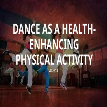 Grade 12 Lesson 1. Health optimizing physical educationpptx | PPTX