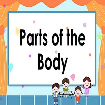 Understanding Basic External Body Parts and Their Functions for Young ...