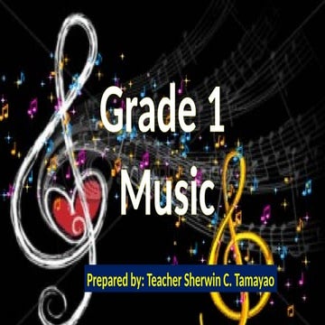 Understanding High and Low Sounds: Grade 1 Music Lesson on Pitch and ...