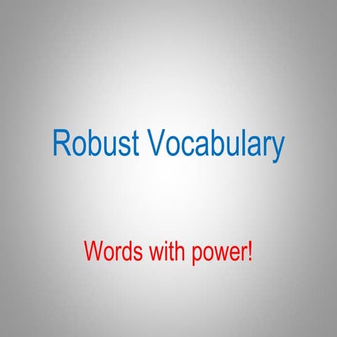 Grade 1 lesson 1 vocabulary powerpoint | PPT