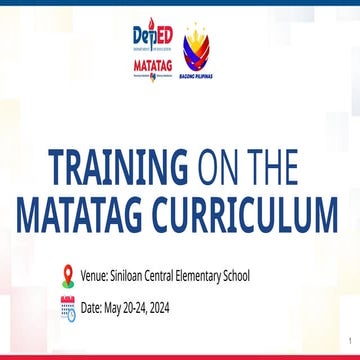 Features of MATATAG Curriculum DepEd.pptx