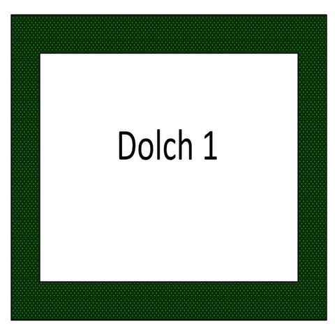 Dolch Grade 1 sight words | PPTX